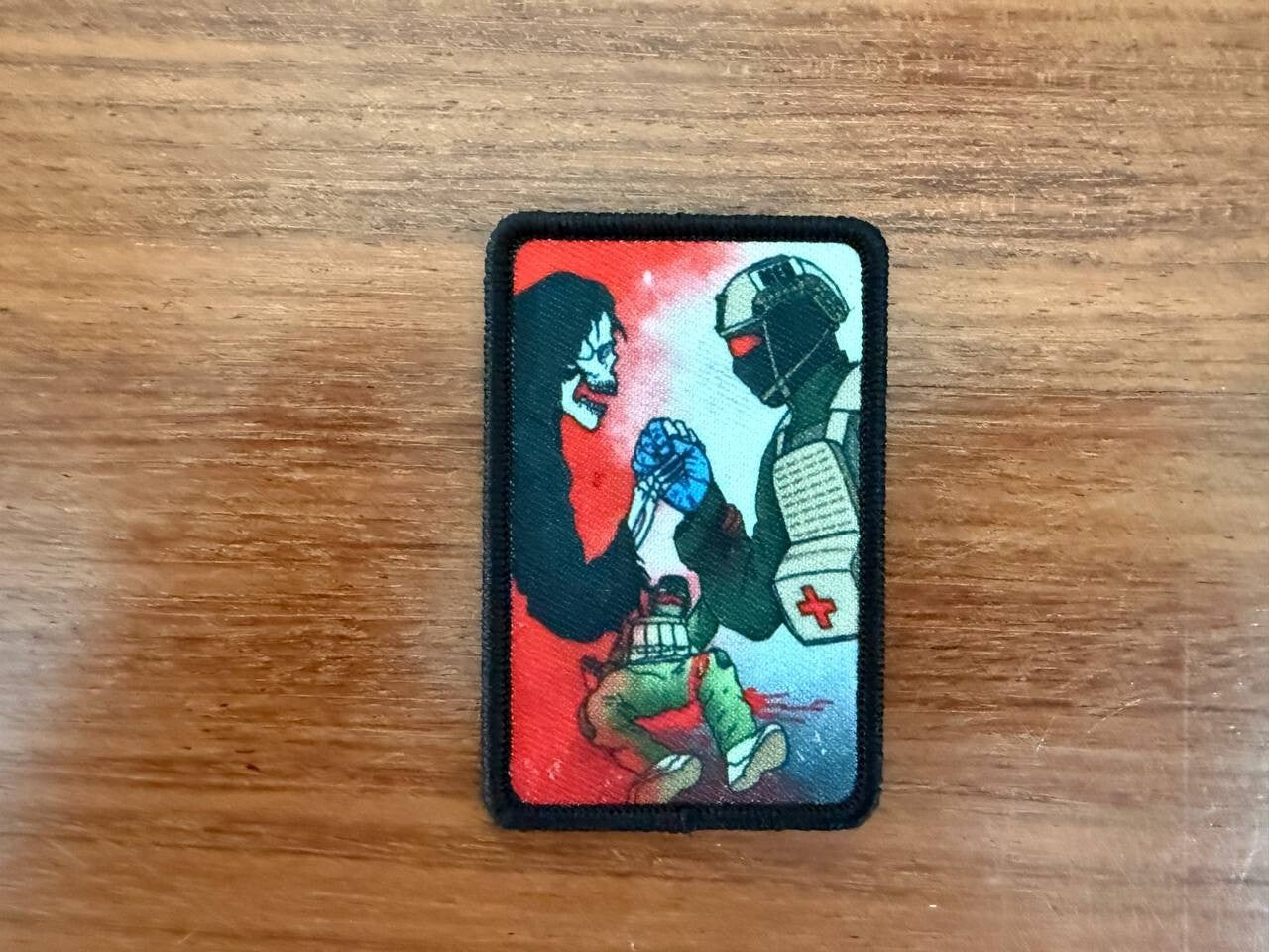 Grim Reaper, Soldier, Medic - Russian Military Patch by Korpus Vyshiva ...