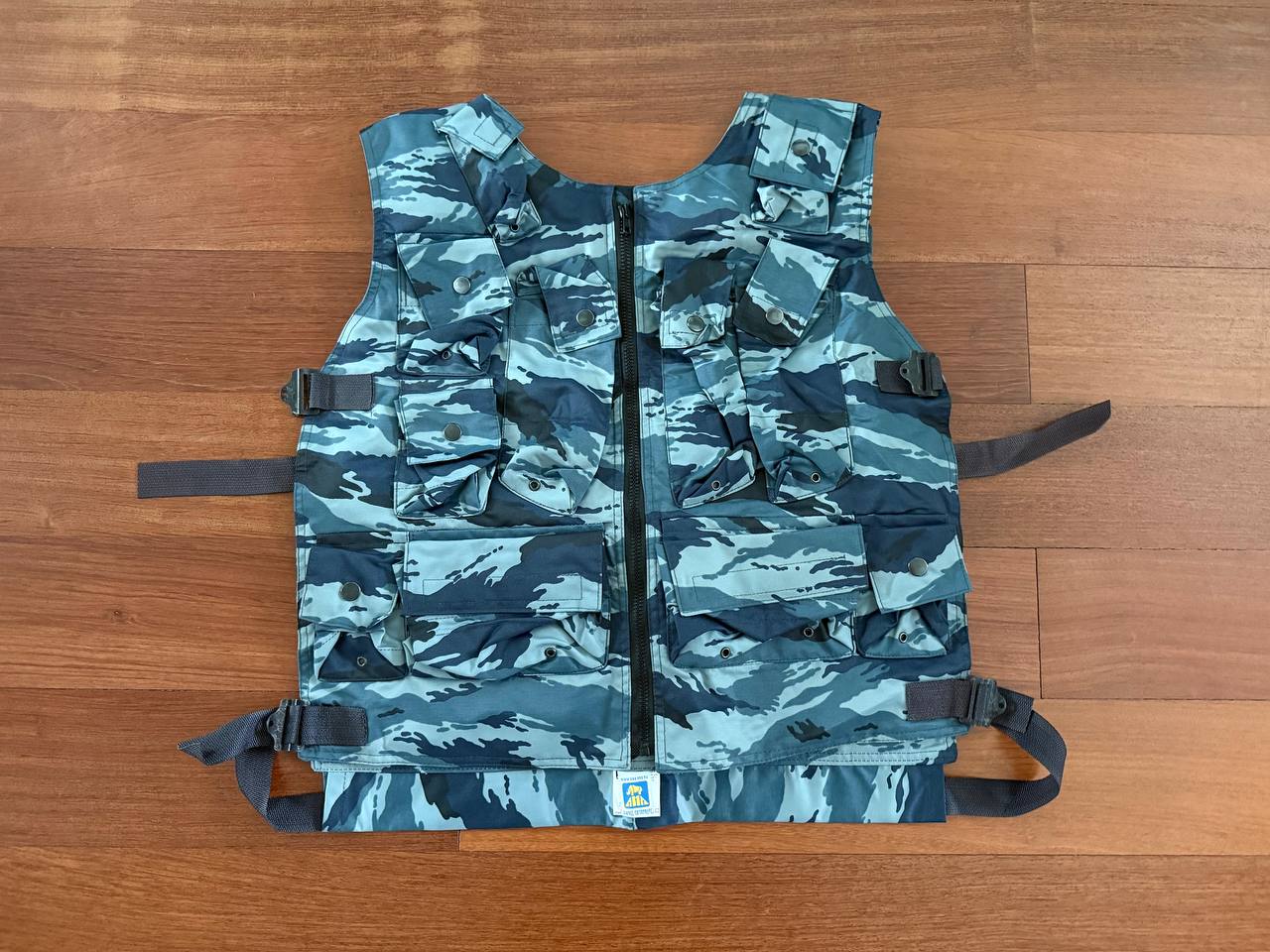 Russian ANA V-V-1 OMON Tactical Vest Blue Kamysh – Tanki Store